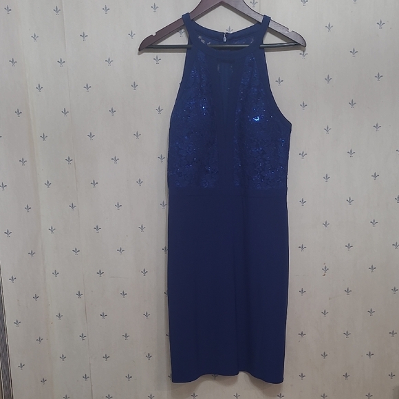 R & M Richards | Dresses | R M Richards Navy Backless Dress | Poshmark